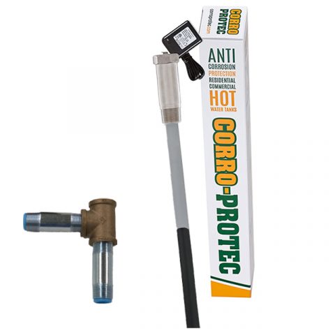 AR151 Corro-Protec® Powered Anode (40-89 gallon tank) w/ Outlet Adapter ...